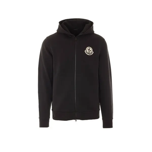 Moncler Zip Up Logo Hoodie