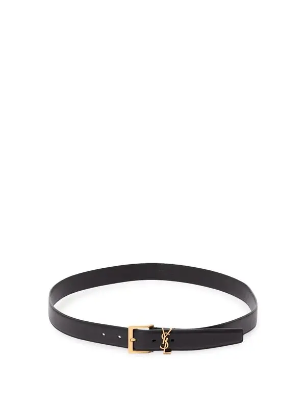 Saint Laurent Cassandre Vadim Leather Belt - Multicolor