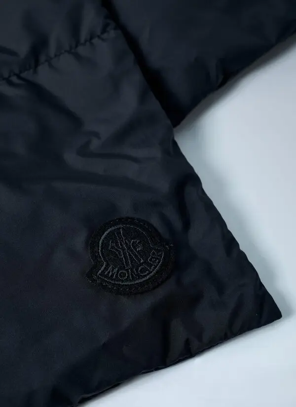 Moncler Nylon Hooded Scarf - Black
