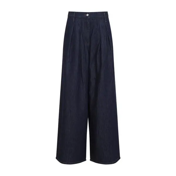 Dries Van Noten Pamplona Denim Pants - Blue