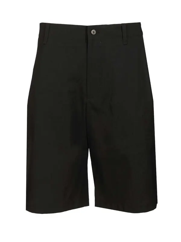 Jacquemus Camargue Wool Shorts - Black