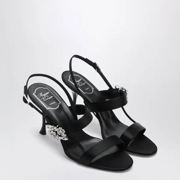 ROGER VIVIER Satin Efflorescence Sandals