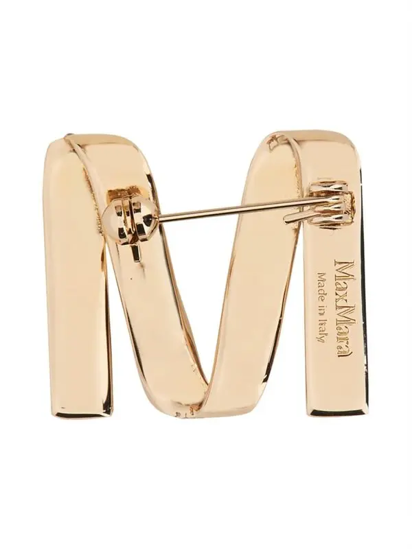 Max Mara Brooch With Logo