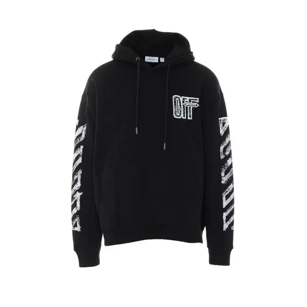 Off-White Motion Arrow Skate Hoodie - Black