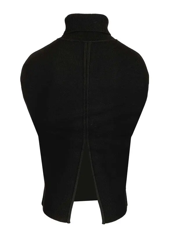 TOTEME Double-knit Cape Knit - Black