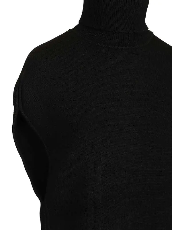 TOTEME Double-knit Cape Knit - Black