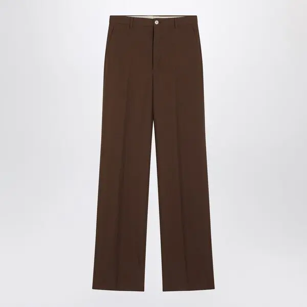 Gucci Technical Panama Trousers - Brown