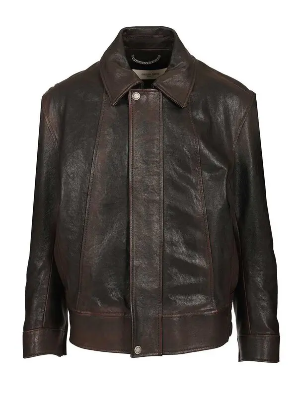 GOLDEN GOOSE Nappa Bomber Jacket - Multicolor