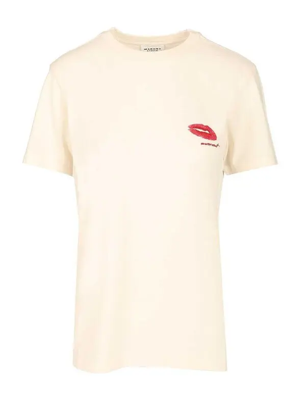 Isabel Marant Étoile Zewel T-shirt - Cream