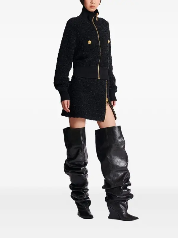 Balmain Zipper Bomber Jacket