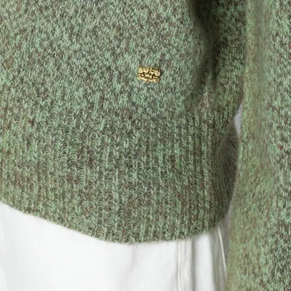 GANNI Wool-blend Textured Sweater