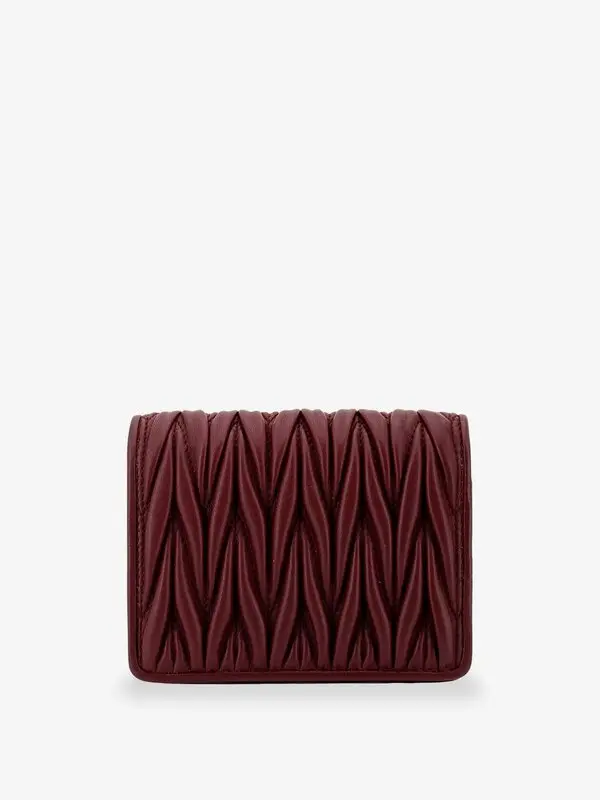 Miu Miu Quilted Leather Wallet
