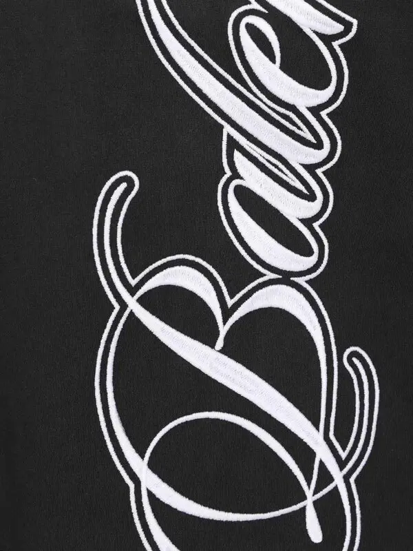 Balenciaga Cursive T-shirt - Black