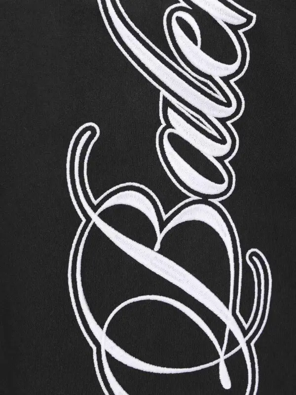 Balenciaga Cursive T-shirt - Black