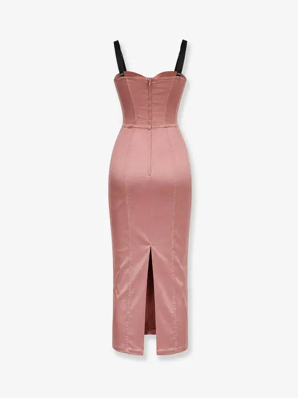 Dolce & Gabbana Stretch Satin Dress