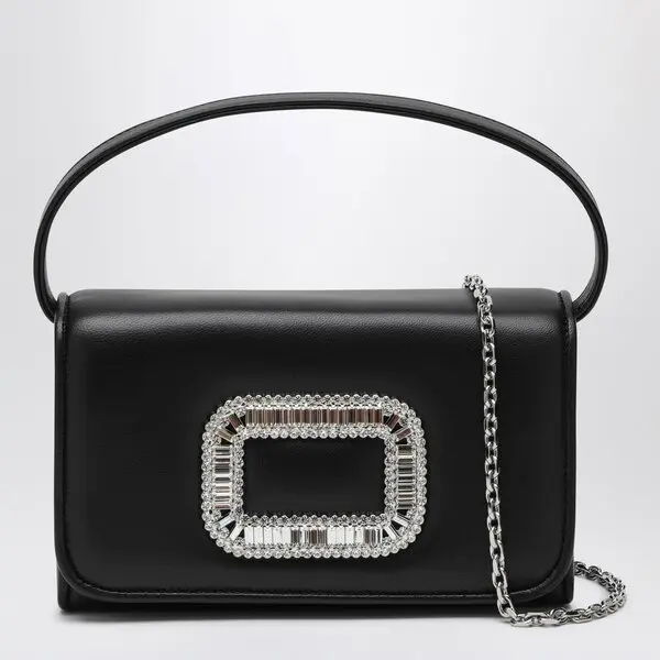 ROGER VIVIER Leather Micro Pilgrim Bag
