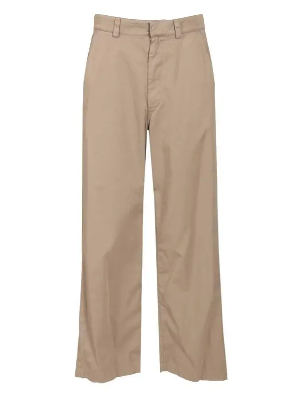 Balenciaga Cotton Twill Workwear Trousers - Cream