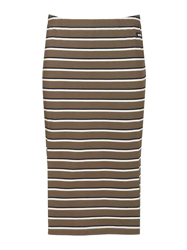 ROTATE BY BIRGER CHRISTENSEN Jersey Midi Skirt - Multicolor