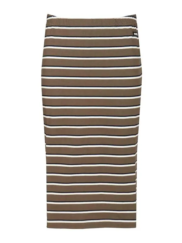 ROTATE BY BIRGER CHRISTENSEN Jersey Midi Skirt - Multicolor