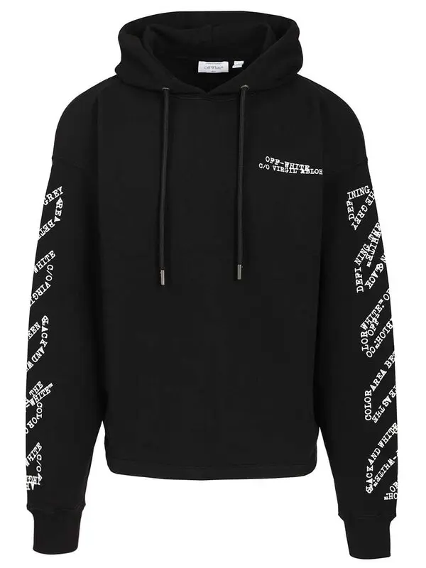 Off-White Type Arrow Hoodie - Black