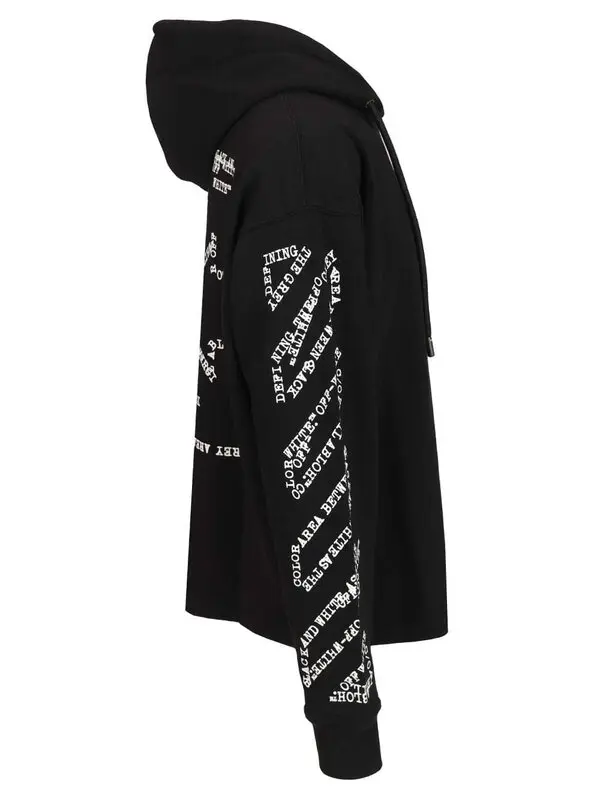 Off-White Type Arrow Hoodie - Black