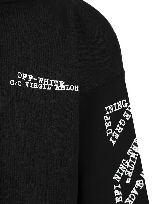 Off-White Type Arrow Hoodie - Black