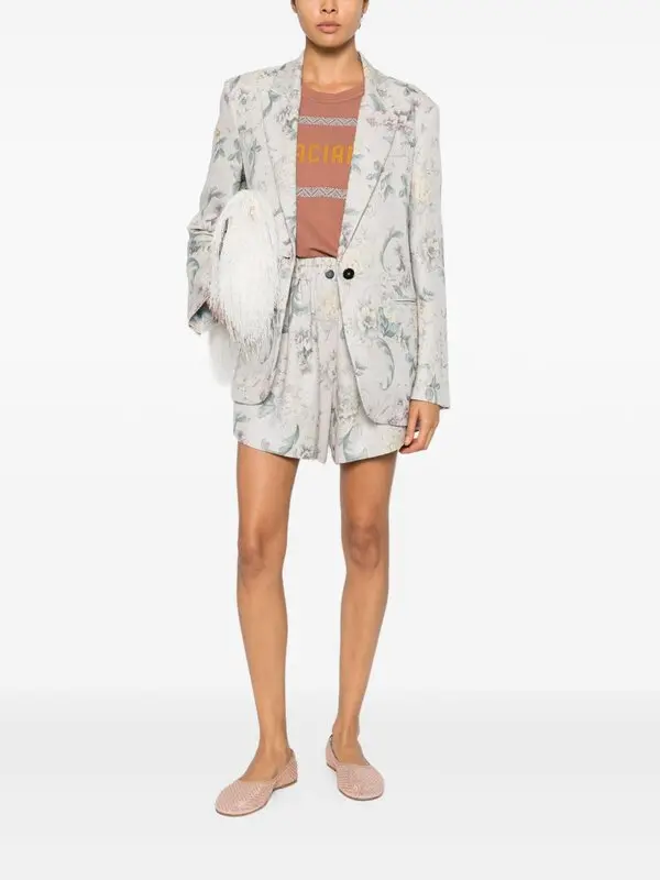 FORTE_FORTE Printed Blazer Jacket - Multicolor