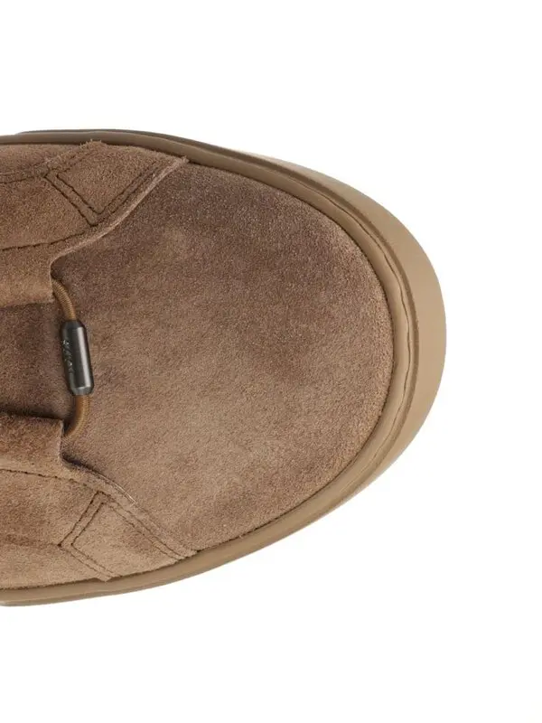 TOD'S Suede Sneakers - Cream