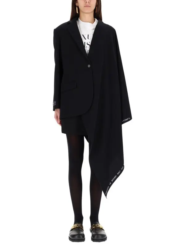 Moschino Wool Flannel Jacket - Black