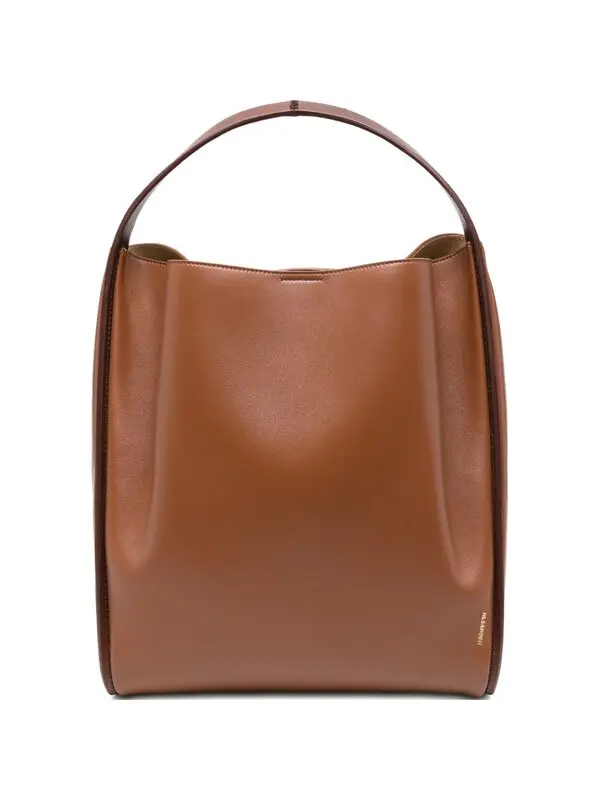 JIL SANDER Pivot Leather Tote Bag - Multicolor