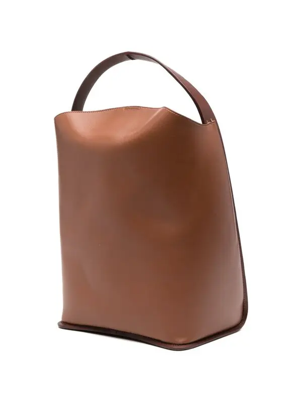 JIL SANDER Pivot Leather Tote Bag