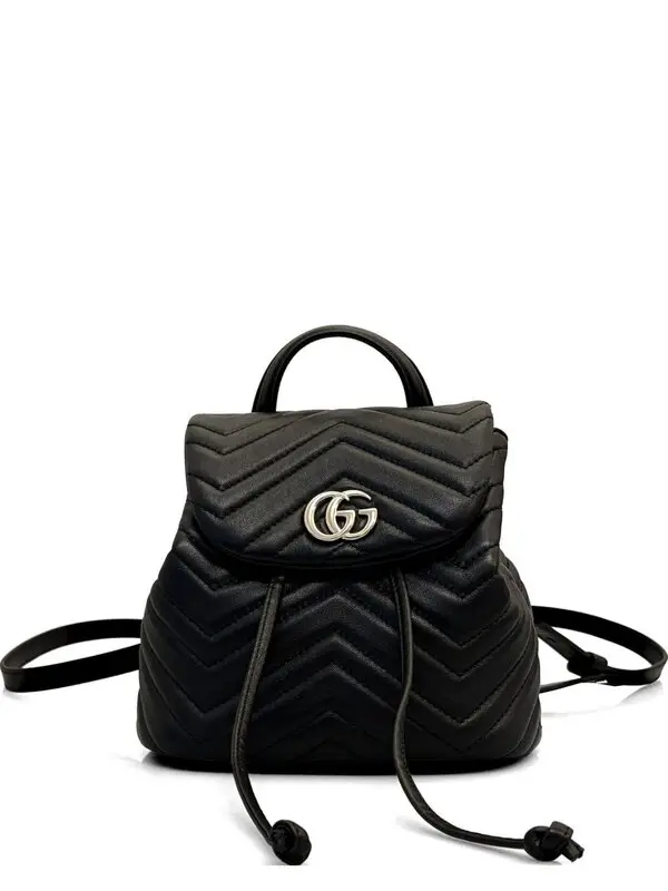 Gucci Gg Marmont Leather Backpack