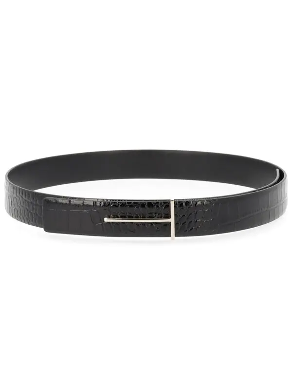 TOM FORD Belt With Buckle T - Black