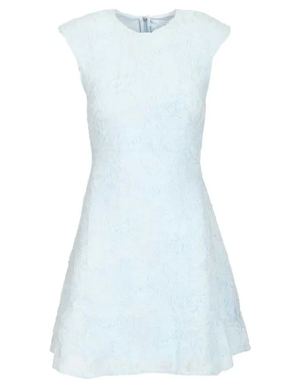 ROTATE BY BIRGER CHRISTENSEN Mesh Mini Dress - Blue