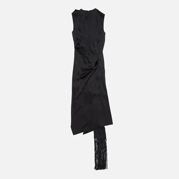 Acne Studios Satin Dress With Scarf