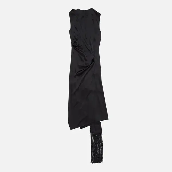 Acne Studios Satin Dress With Scarf