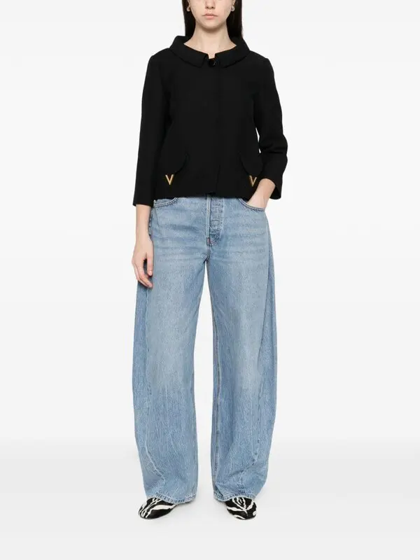 Valentino Garavani Vlogo Signature Wool And Silk Jacket - Multicolor