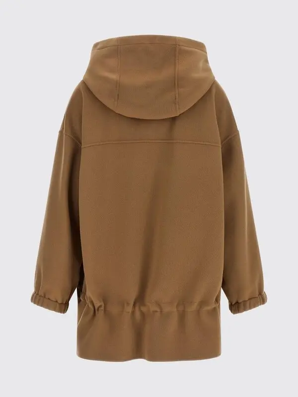 Max Mara Single-breasted Wool Hooded Coat