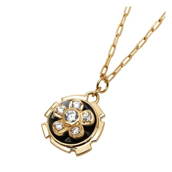 FERRAGAMO Fiore Charm Necklace