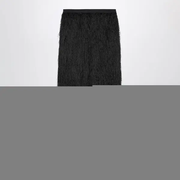 Loulou De Saison Reed Fringed Trousers - Black