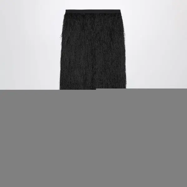 Loulou De Saison Reed Fringed Trousers - Black