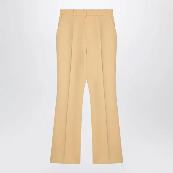 Gucci Wool Crêpe Trousers - White