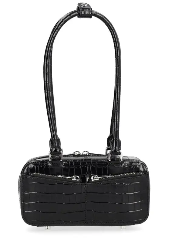 SELF-PORTRAIT Bag With Crocodile Effect