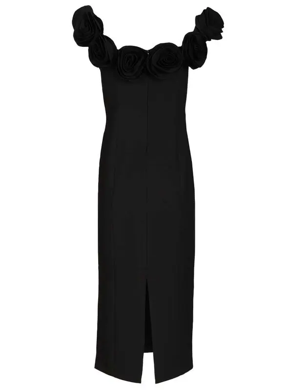 ROTATE BY BIRGER CHRISTENSEN Crepe Midi Dress