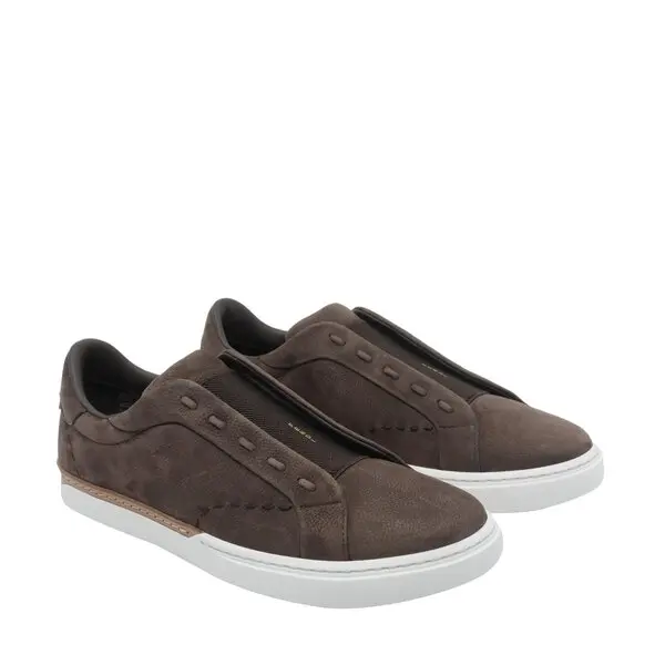 Fendi Suede City Sneakers - Brown
