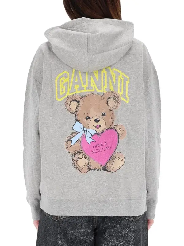 GANNI Teddy Sweatshirt - Gray