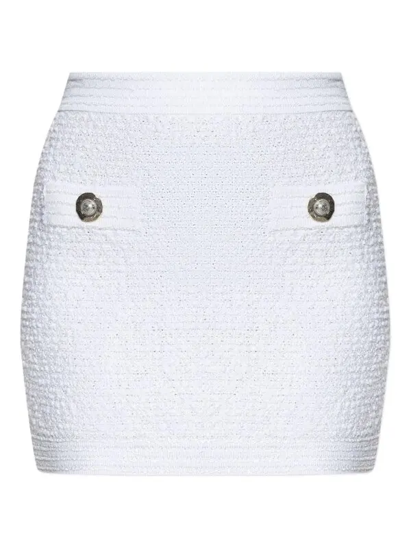 Balmain Tweed Mini Skirt