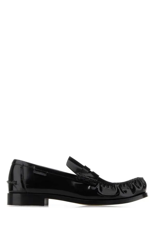 Bottega Veneta Leather Truman Loafers - Black