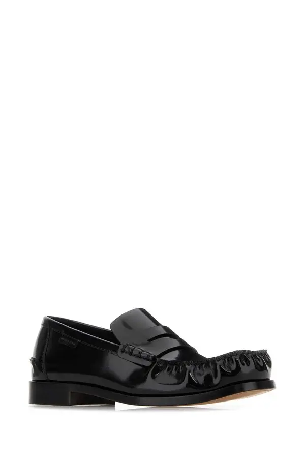 Bottega Veneta Leather Truman Loafers - Black