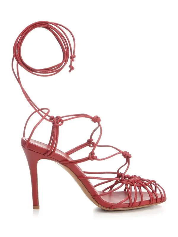 FORTE_FORTE White Leather Sandals